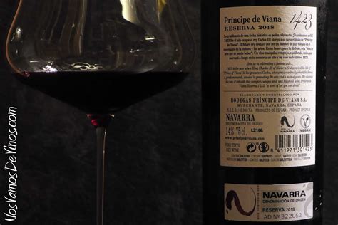 Príncipe de Viana 1423 Reserva 2018 Un vino de Navarra de calidad con