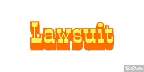 Lawsuit Word Animated  Logo Designs