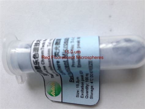 Red Fluorescent Monodisperse Polystyrene Microspheres Size 1 2 5 10 15 Um Ebay