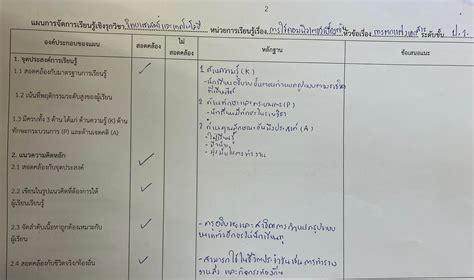 การวิเคราะห์แผนการจัดการเรียนรู้เชิงรุก Active Learning
