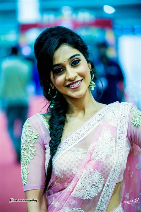 South Indian Actress Regina Cassandras Long Hairstyle Looks