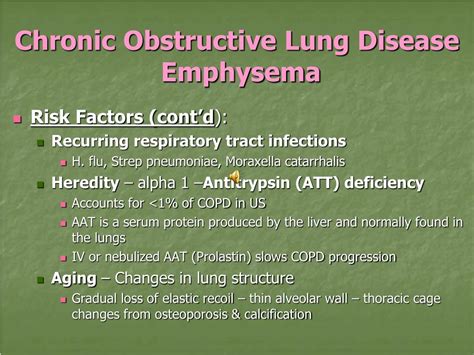Ppt Pathophysiology Of Chronic Airflow Limitation Powerpoint