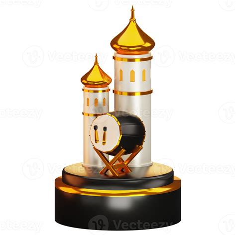 3d Eid Mubarak 8845756 Png