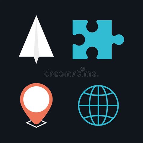 Icon Set Design Stock Vector Illustration Of Sign Category 68987224