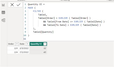 Solved Reading A Value From Another Table Between Dates Microsoft
