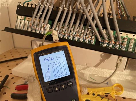 My First Patch Panel Cat6 Plus Temporary New Apartment Preparation Hoped To Looked Nicer