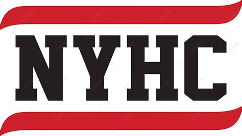 Black Red Text New York Hardcore White Text Illustration Vector White