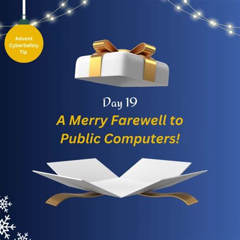 Cybersafety Christmas Tip Avoid Computers And Wi Fi Siccura Posted On The Topic Linkedin