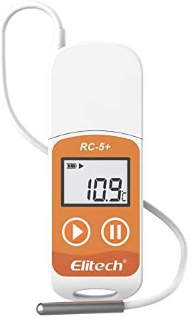 Elitech Rc Pdf Usb Temperature Data Logger Reusable Recorder Points High Accuracy
