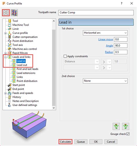 This Toolpath Is Not Suitable At Present For Output To A Machine Tool With Cutter Compensation
