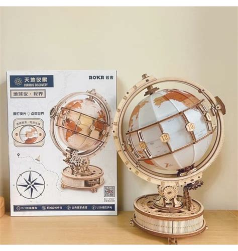 움직이는 지구본 3d Diy 우드 입체 퍼즐 키트 직장인 취미 티몬