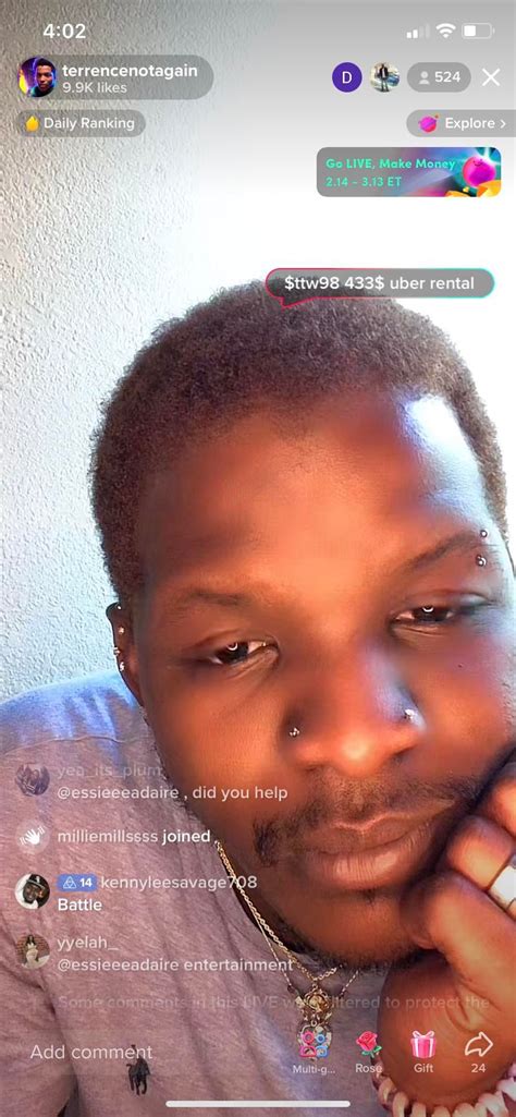 Not Kenny Scamming Ass Telling Terrence Scamming Ass To Battle Him For