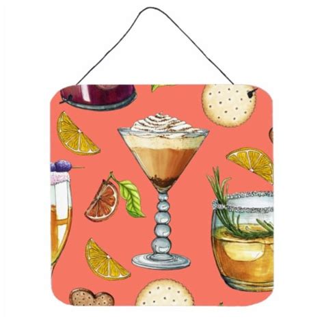 Drinks And Cocktails Salmon Wall Or Door Hanging Prints 1 Kroger