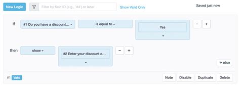 Commonly Used Form Logic