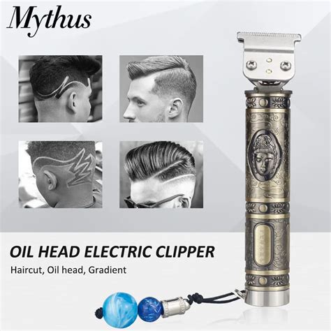 독특한 미용사 머리 깎기 전문 이발사 남자 헤어 트리머 충전식 배터리 고품질 모토에스타일링 액세사리 Aliexpress