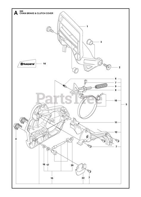 Husqvarna 555 Husqvarna Chainsaw Original Chain Brake And Clutch