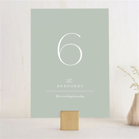 Initial Table Numbers By Jennifer Postorino Minted