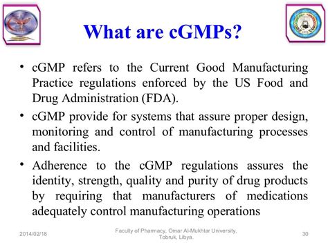 Good Manufacturing Practices For Pharmaceuticals