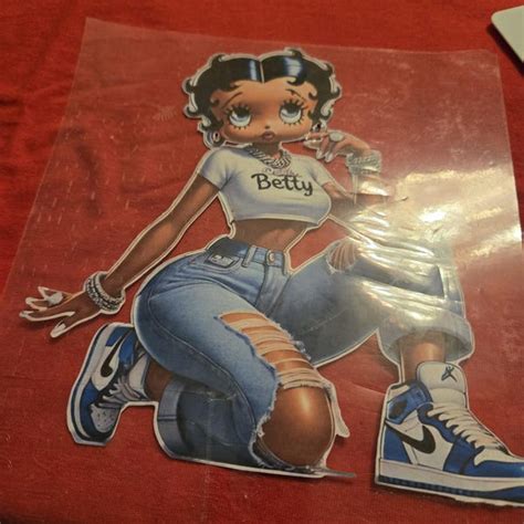 2 Pngs Boujee Black Betty Black History Month Afro Betty Boop Png