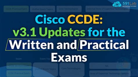 Cisco Ccde V3 1 Updates For The Written And Practical Exams 591 Lab