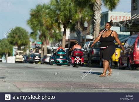 Main Street Leesburg Florida During The 2014 Leesburg Bikefest Annual
