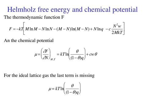 Ppt Lecture 20 Lattice Gas With Interactions Powerpoint Presentation