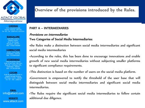 Information Technology Guidelines For Intermediaries And Digital Media