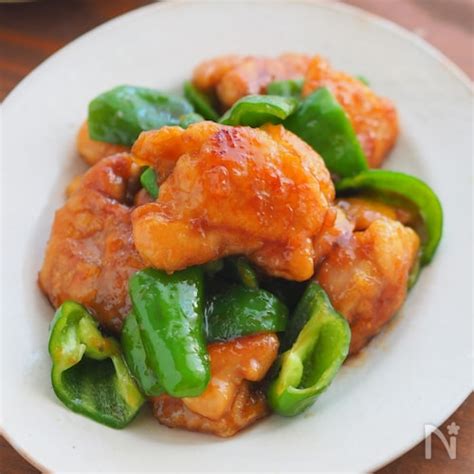 鶏肉とピーマンのしょうが焼き。ボリューム満点即効おかず レシピサイトnadia