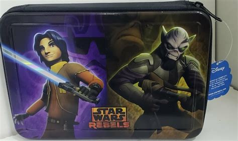 Cartuchera Escolar Nene Star Wars De 1 Cierre Caratula Dura