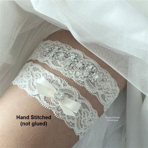 Bridal Garter Wedding Garter Rhinestone Garter Bride Etsy