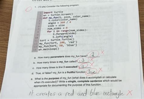 1 10 Pts Consider The Following Program StudyX