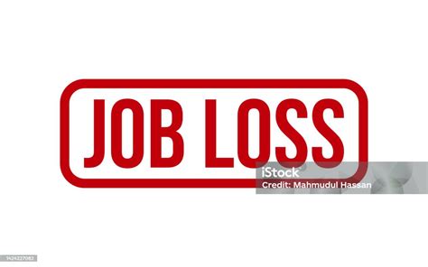 Job Loss Rubber Stamp Seal Vector Stock Illustration Download Image