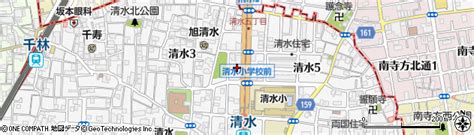 大阪府大阪市旭区清水3丁目32 15の地図 住所一覧検索｜地図マピオン