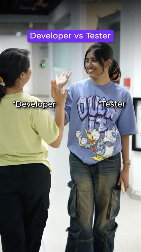 Guvi 😂😂when Dev Meets Tester Developer Vs Tester Programmers Humour Coding Memes Funny Work