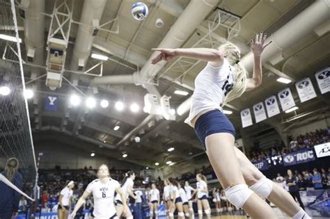 No 13 Seed Byu Womens Volleyball Team Faced Princeton In The Ncaa