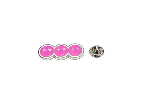 Pink Enamel Lapel Pin Badge Finox