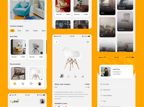 Furniture Website Blue Infinity Tech Llp