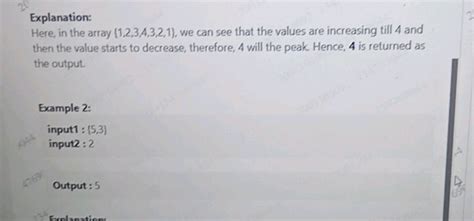 Explanation Here In The Array We Can Studyx