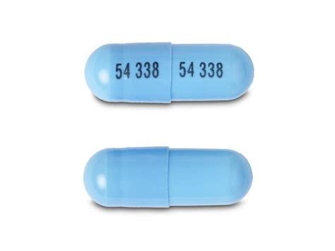 54 338 54 338 Pill Blue Capsule Oblong Pill Identifier