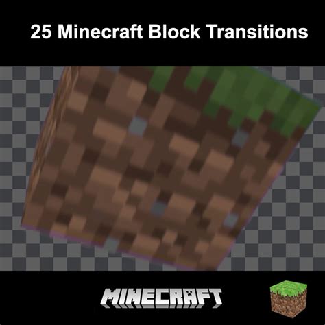 Minecraft Block Transitions 25 Pack Creatorset