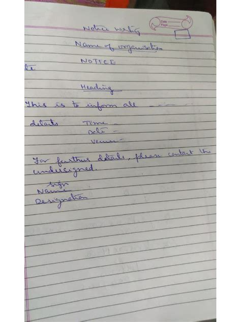 English Writing Section Formatting Class 12 Pdf