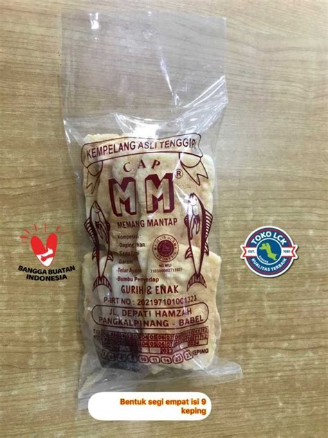 Jual Kemplang Bakar Rasa Ikan Persegi MM Krupuk Khas Bangka Dari TokoLCK Di Seller LCK Gedung