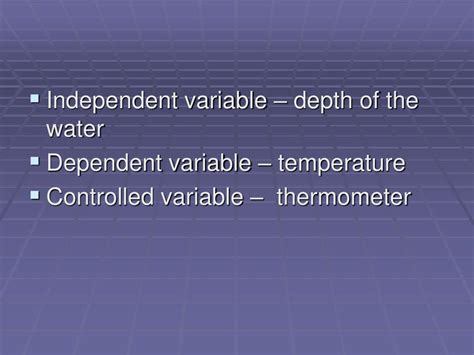 Ppt Identifying Variables And Designing Investigations Powerpoint Presentation Id 832383