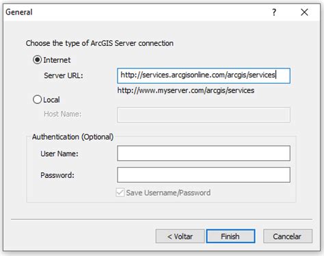 ArcGIS Adicionando Um GIS Server Basemaps ZNTGEO