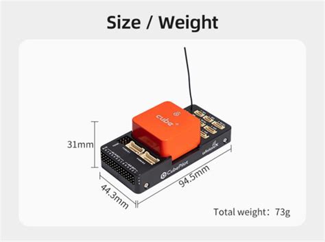 The Cube Orange Plus AutoPilot With ADS B Carrier Board For UAV In India Hex Robosync Robu