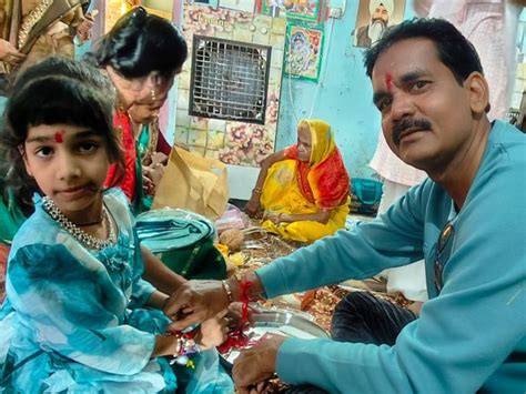 Rakshabandhan Festival Was Celebrated In Auspicious Time शुभ मुहूर्त