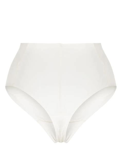 Spanx Satin Finish High Waist Thong Farfetch