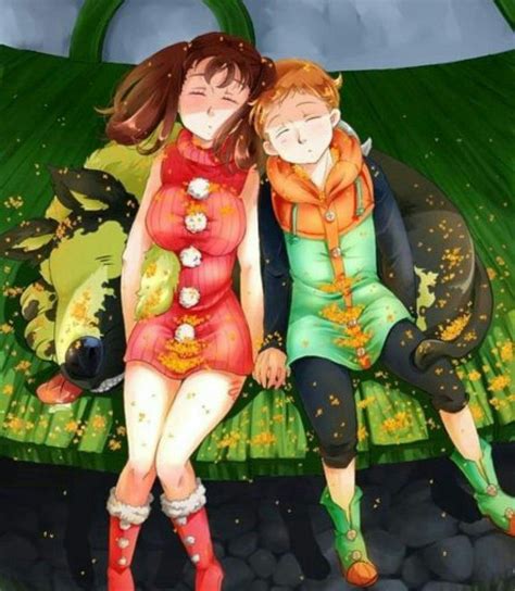 King E Diane Casal Perfeito Seven Deadly Sins Anime Seven Deadly