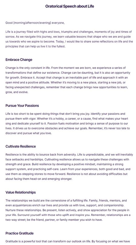 32 Oratorical Speech Examples
