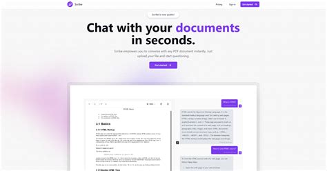 Github Salimi My Scribe Scribe Empowers You To Converse With Any Pdf